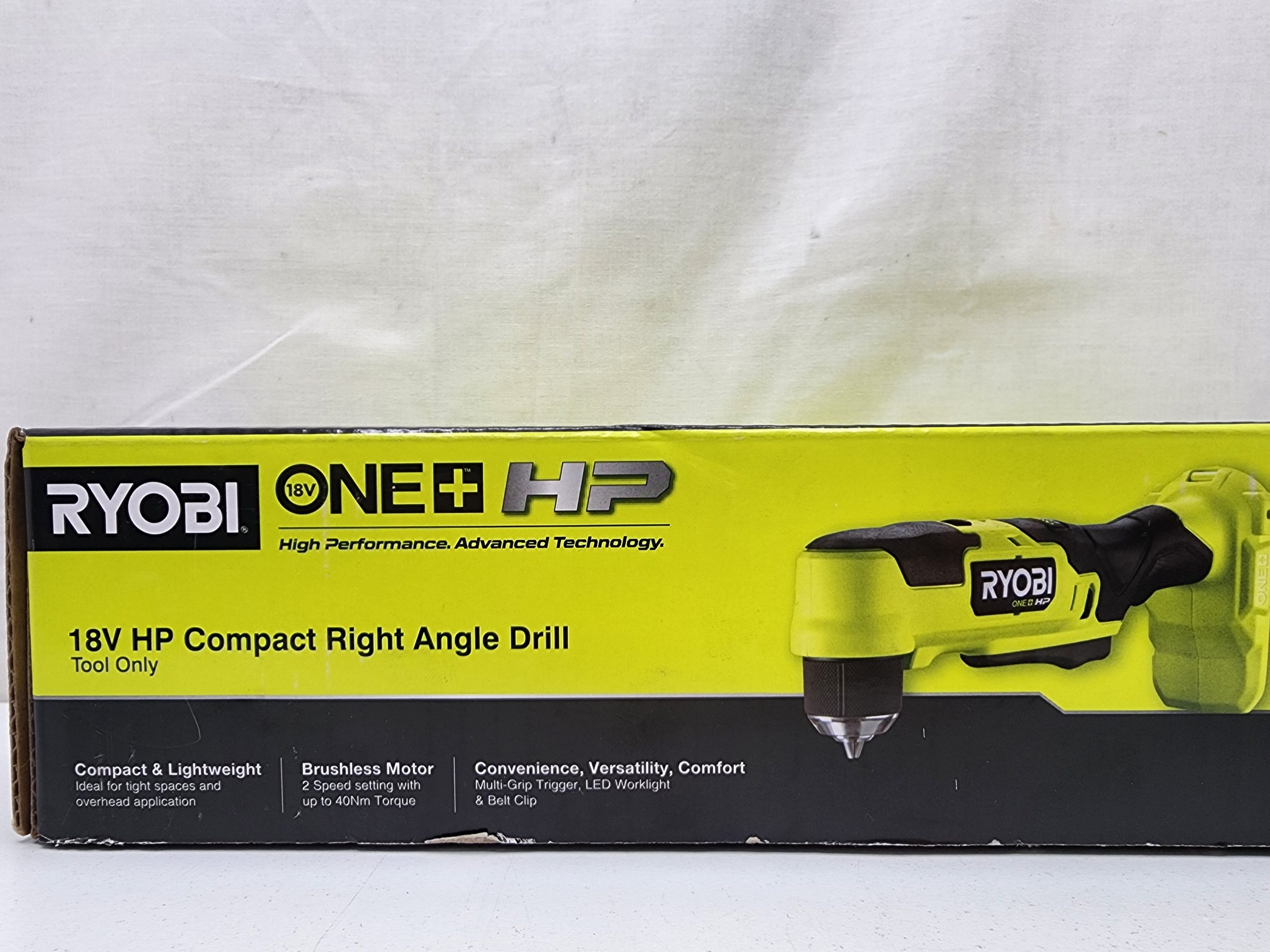 Ryobi Compact Right Angle Drill (RAD18C) New in Box – IP404388 - PennyWise