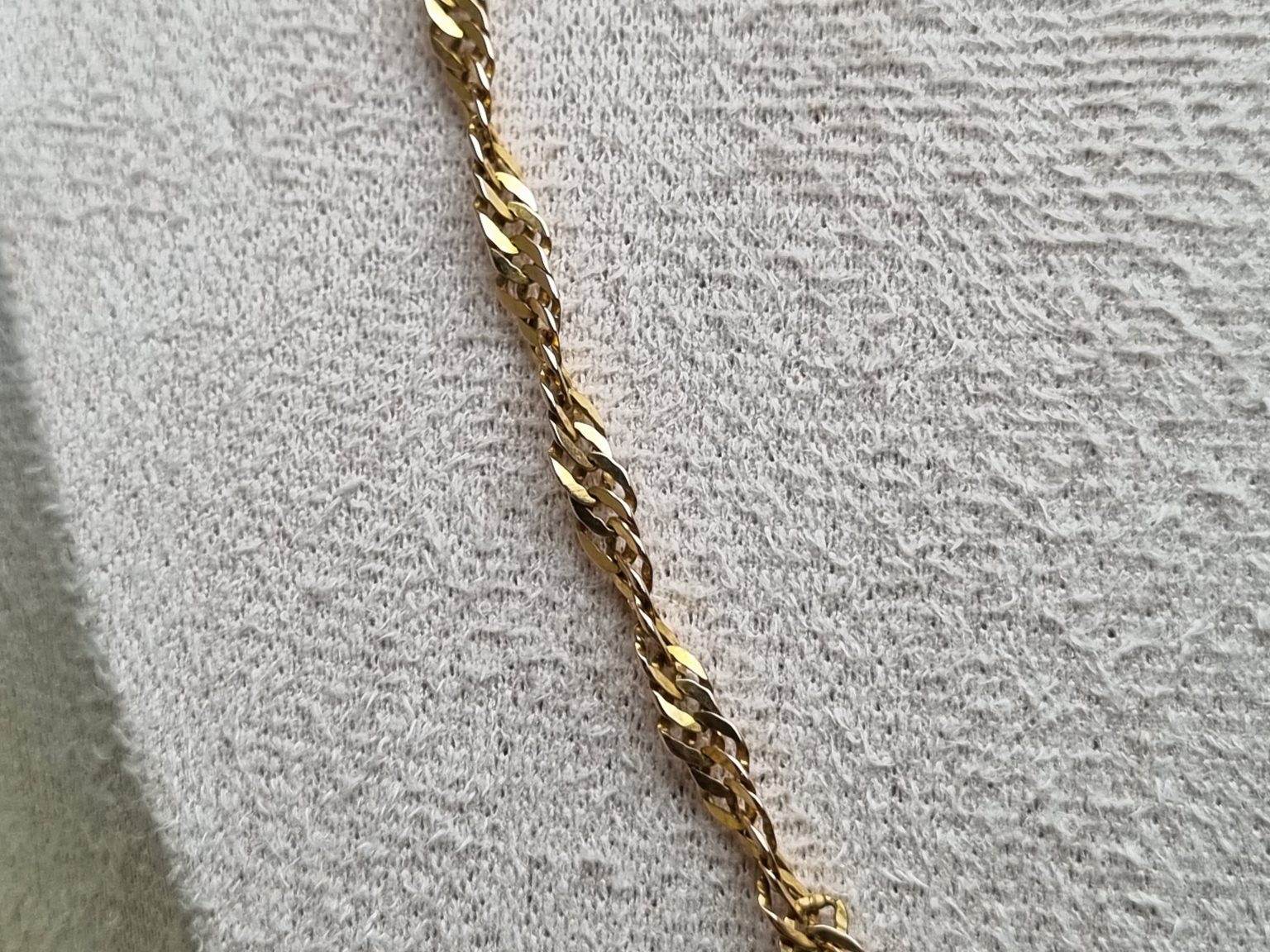 18ct Yellow Gold Rope Link Necklace TW380981 - PennyWise