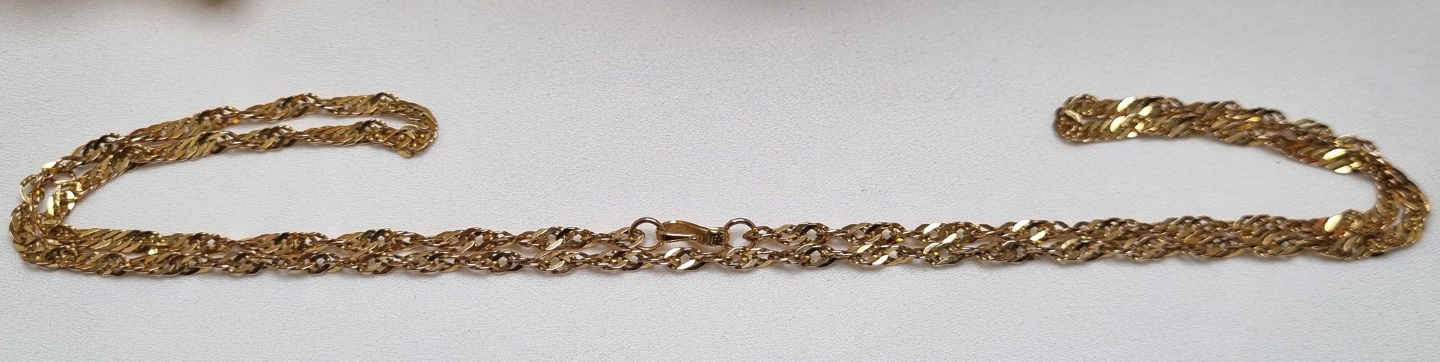 18ct Yellow Gold Rope Link Necklace TW380981 - PennyWise