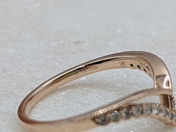 Ladies 10CT Rose Gold Diamond Ring (2.0gms) – BP393949 - PennyWise