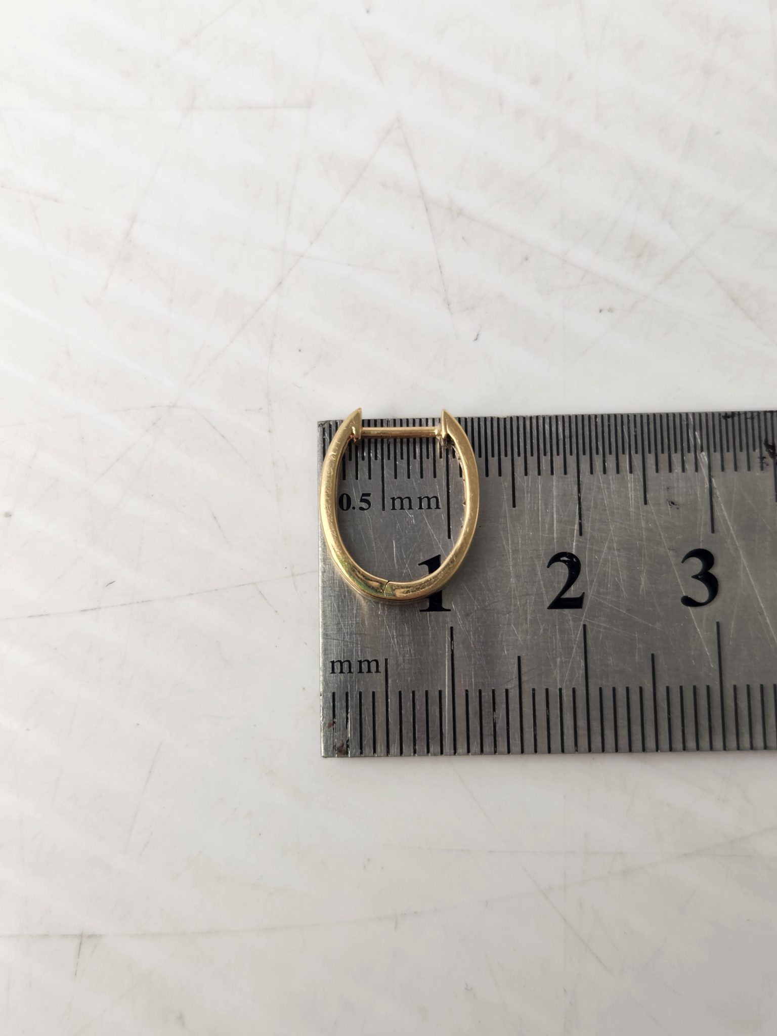 Diamond Yellow Gold Small Hoops – GN403976 - PennyWise