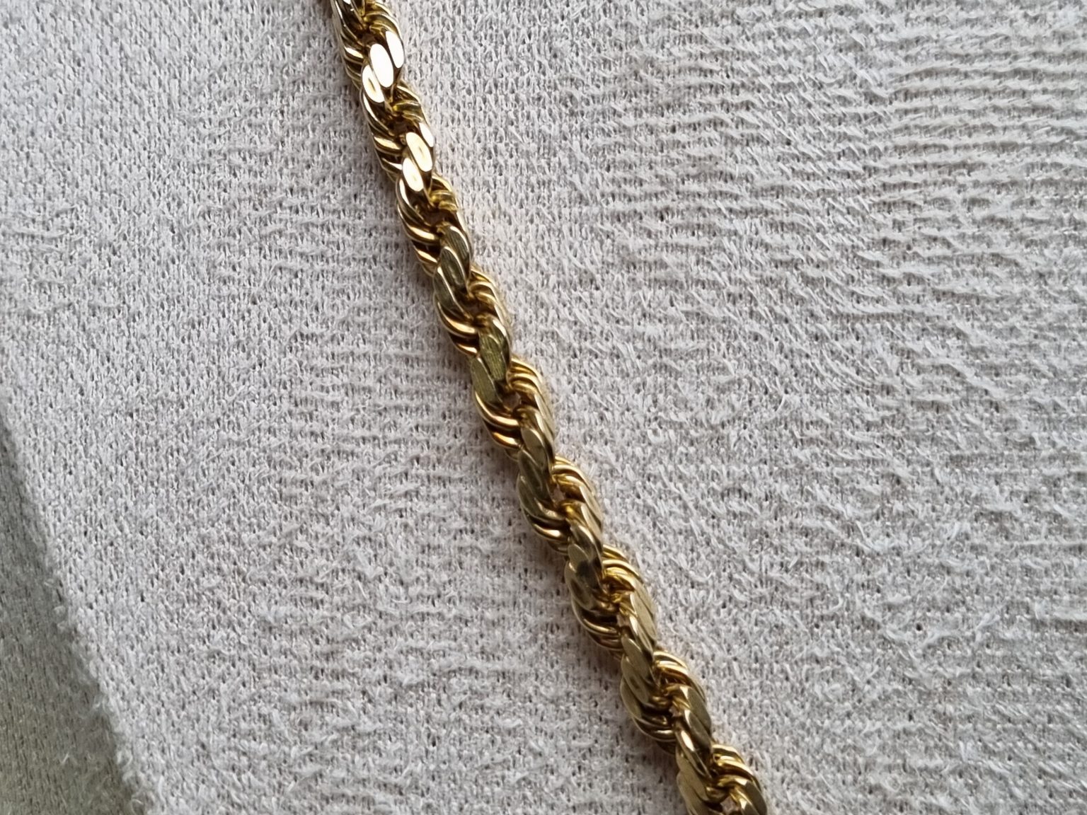 14ct Yellow Gold Rope Link Necklace TW403116 - PennyWise