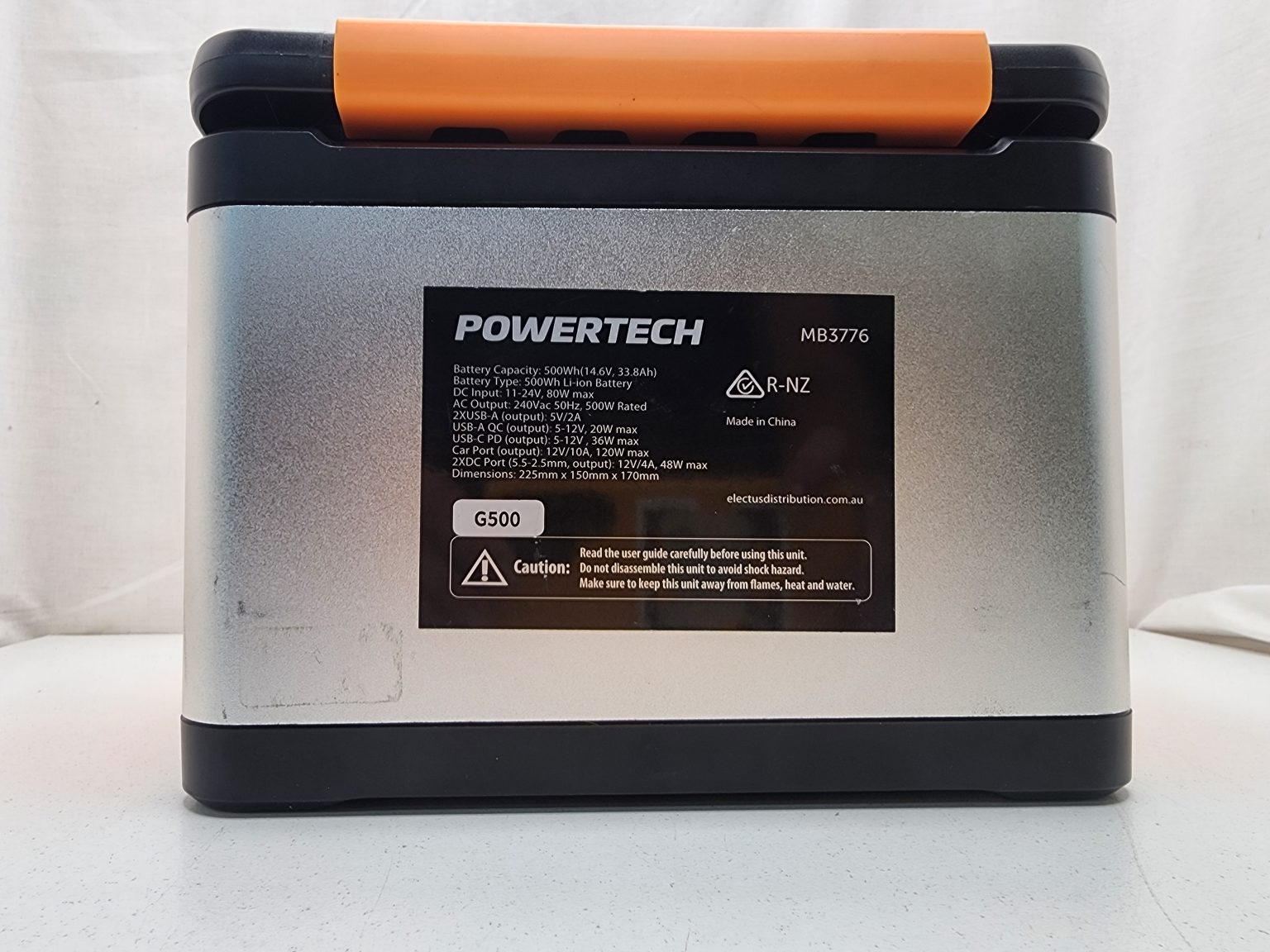 Powertech Battery Pack MB3776 with Main Charger & 12V Cords – IP390775 ...