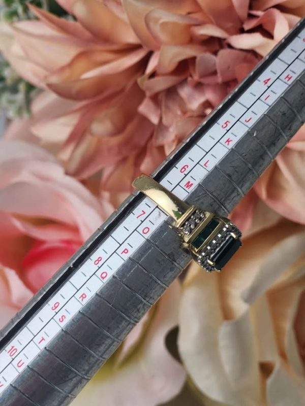 LADIES 9CT YELLOW GOLD DIAMOND RING #GN - PennyWise