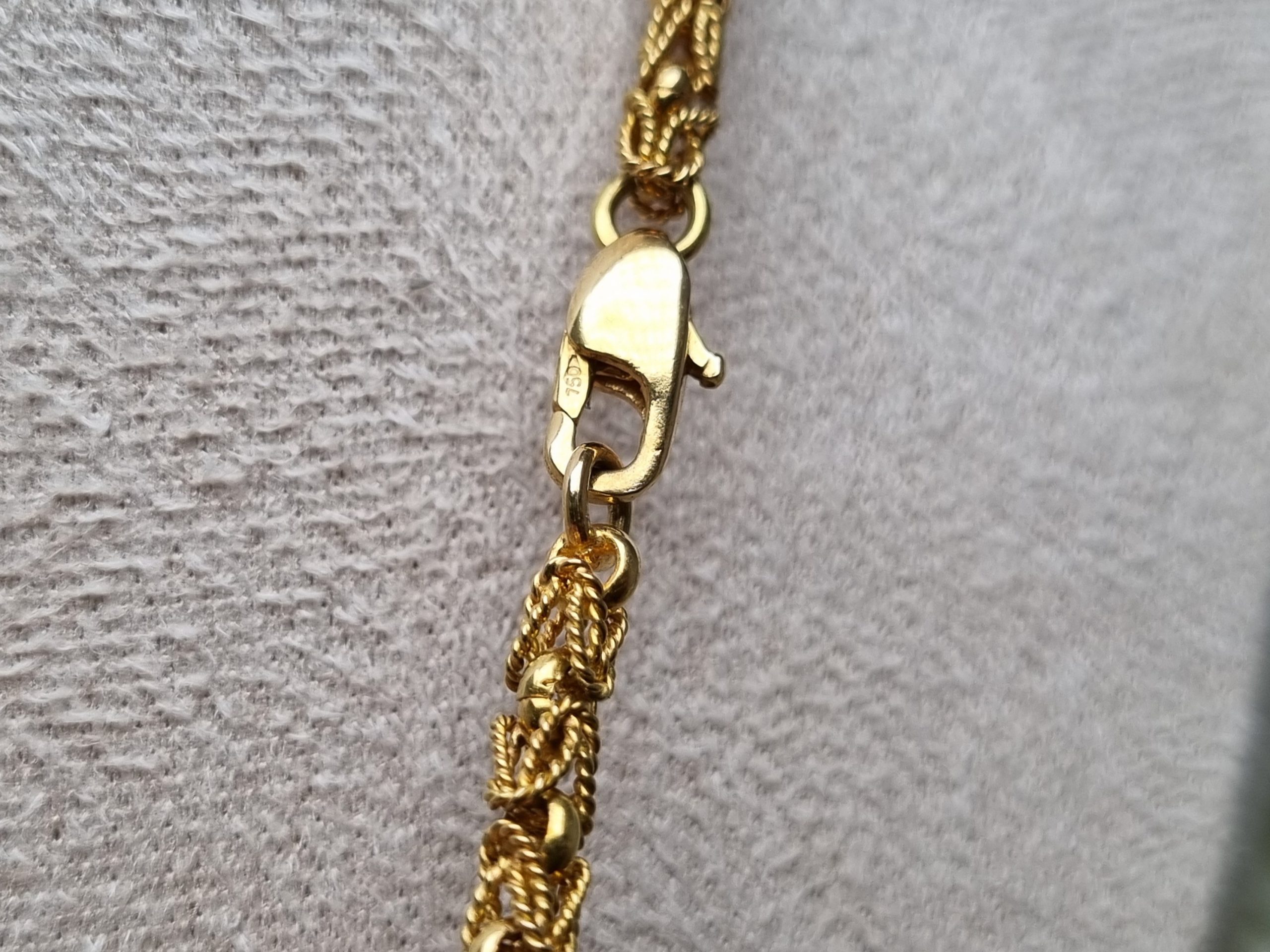 18ct Yellow Gold Rope Link Necklace TW395441 - PennyWise