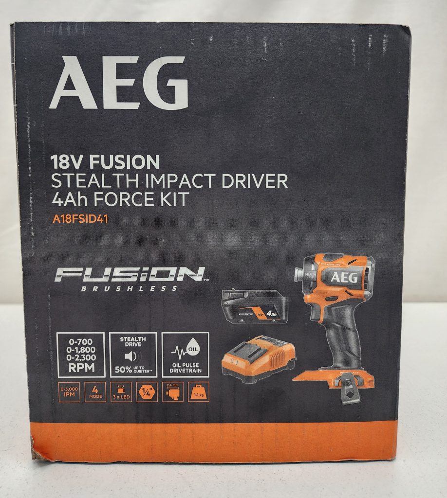 AEG Stealth Impact Driver 4Ah Force Kit New in Box – IP421291 - PennyWise