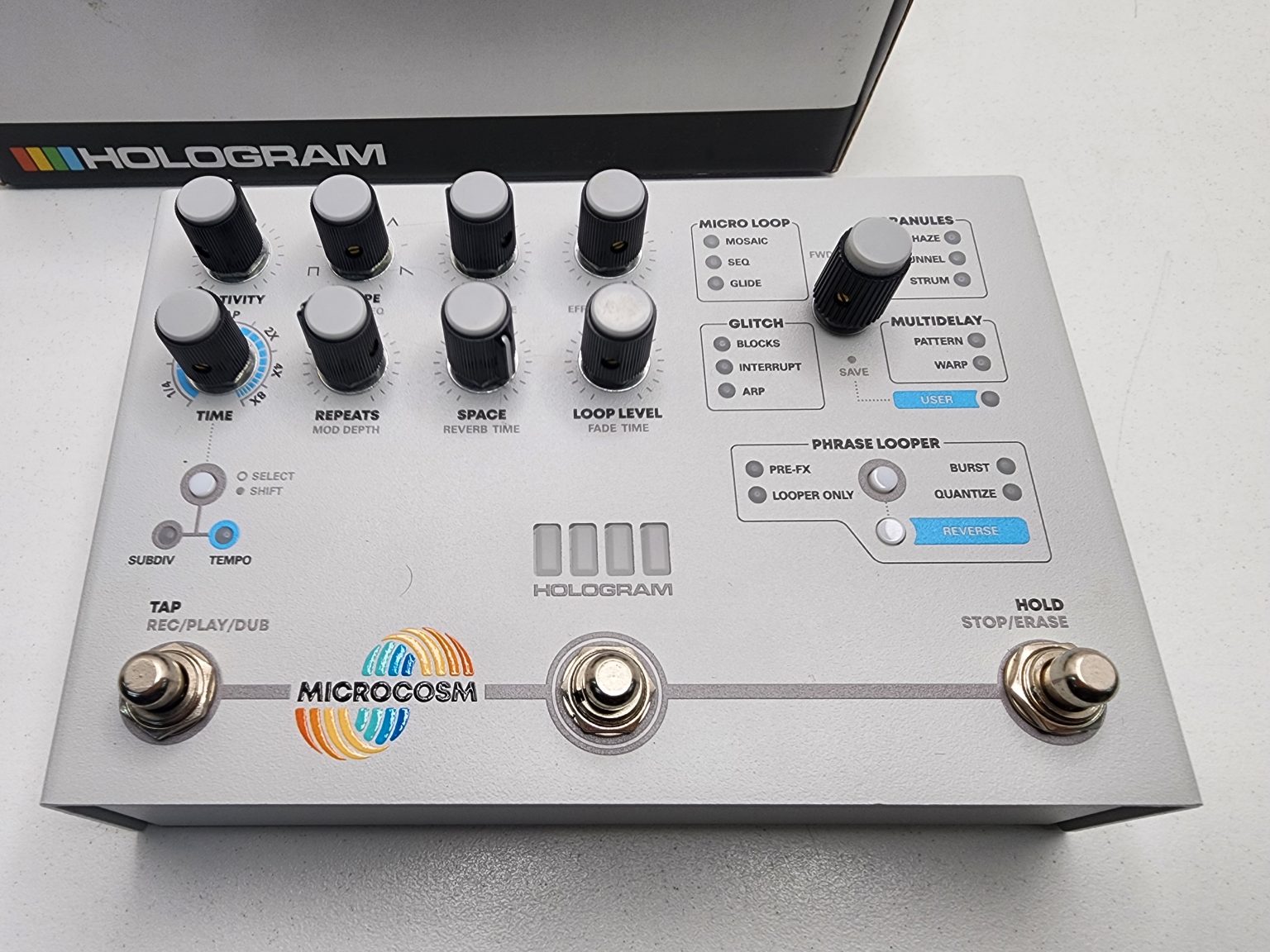 Hologram Electronics Microcosm Granular Looper & Glitch Pedal ...