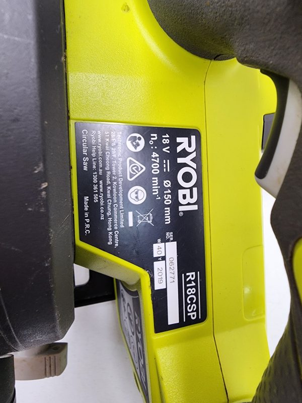 Ryobi 18V ONE+ Circular Saw w/ 2Ah Battery & Charger (R18CSP ...