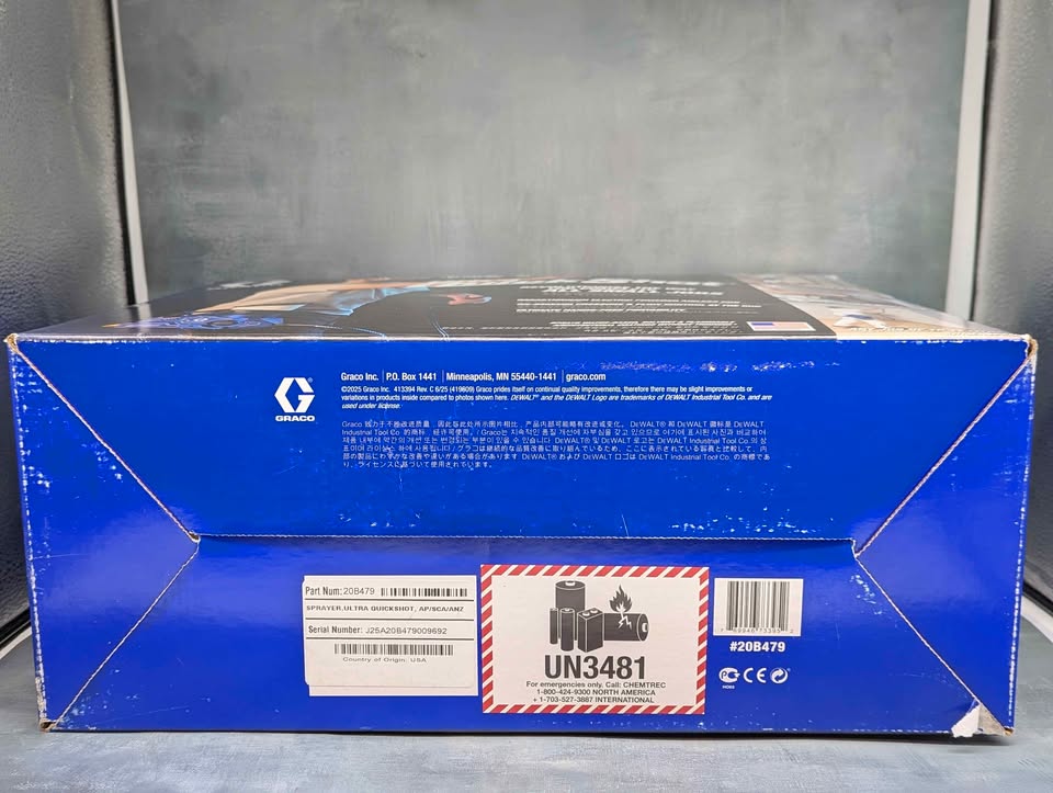 Sealed Graco Ultra QuickShot Airless Electric Powered Spray Tool ...